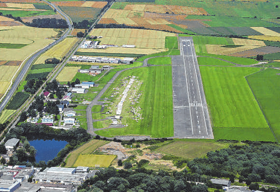 Der Regio Airport Mengen gehört mit über 25 000 Flugbewegungen im Jahr ...
