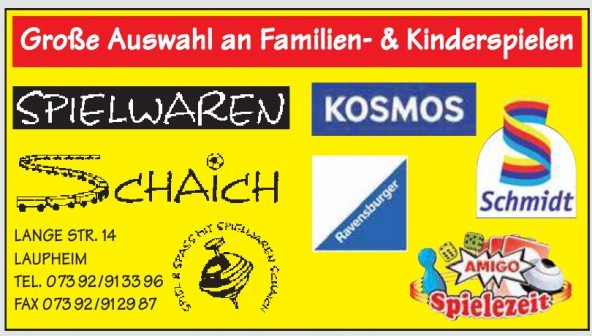 Spieleabende für die Großen, Wunschkisten für die Kleinen ...