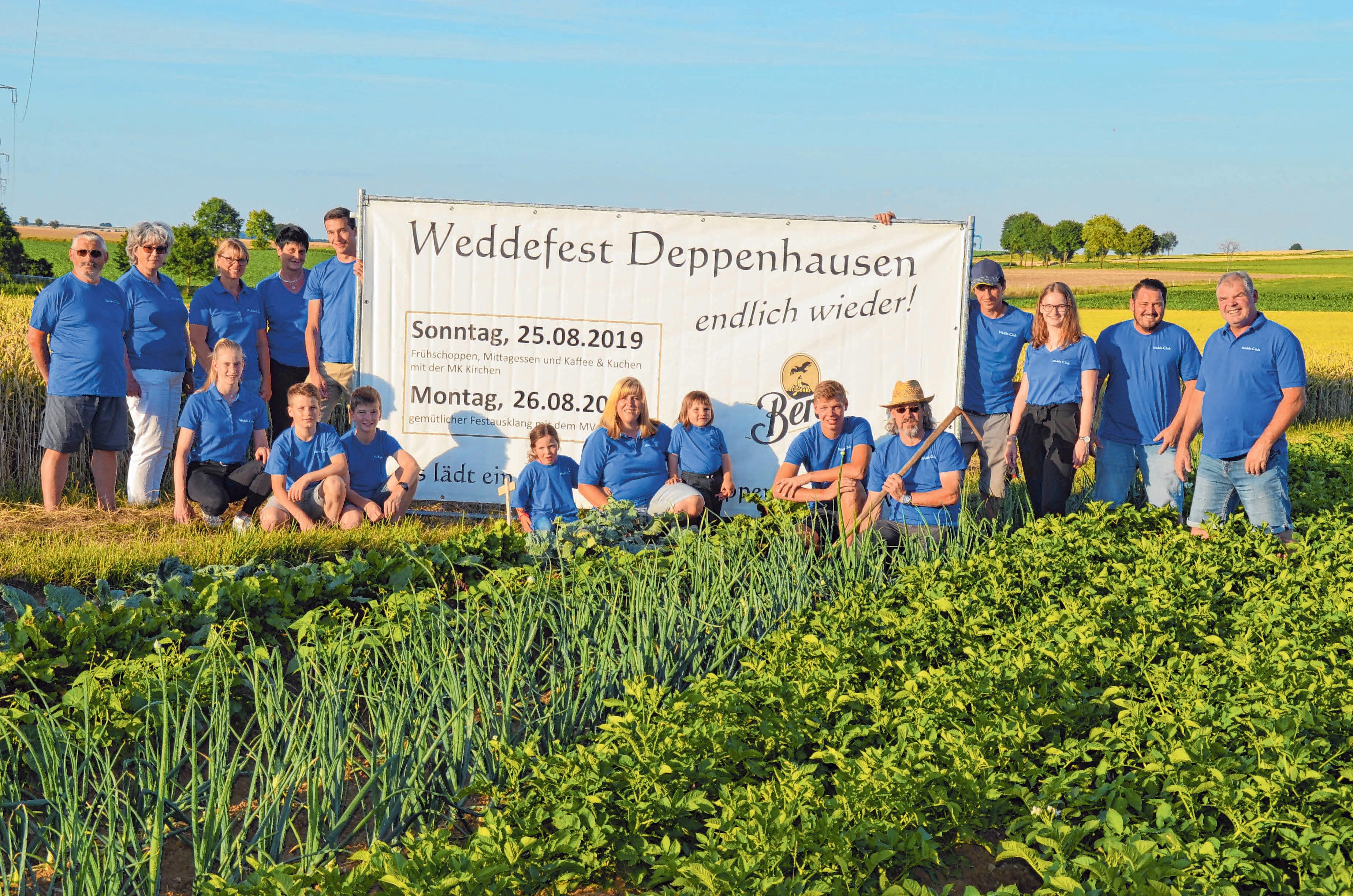 Weddefest in Deppenhausen mit eigens angebautem Gemüse für das "Wedde ...