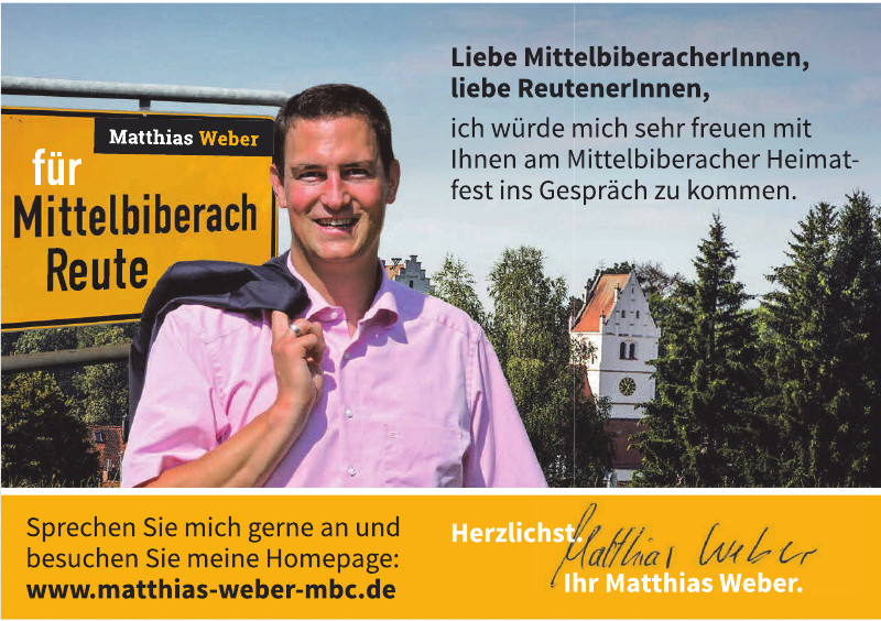 Mittelbiberach feiert zwei Tage lang - Schwäbischer Verlag