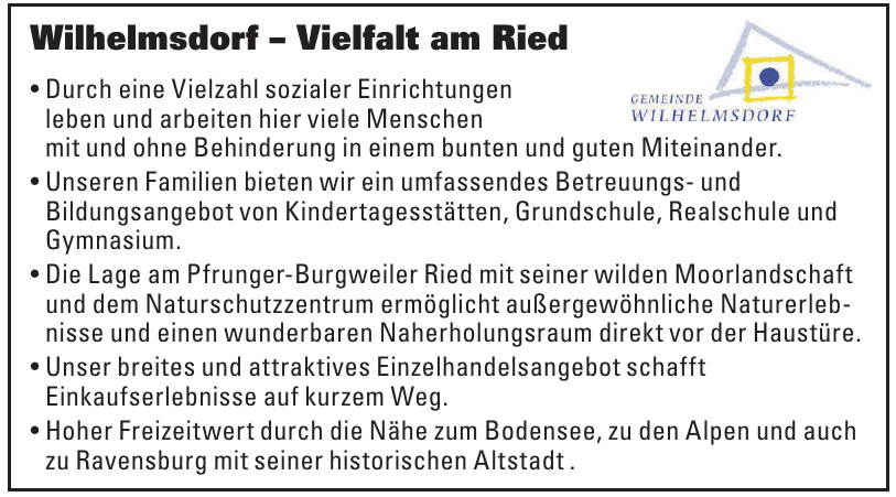 Der Slogan: Vielfalt am Ried - Schwäbischer Verlag