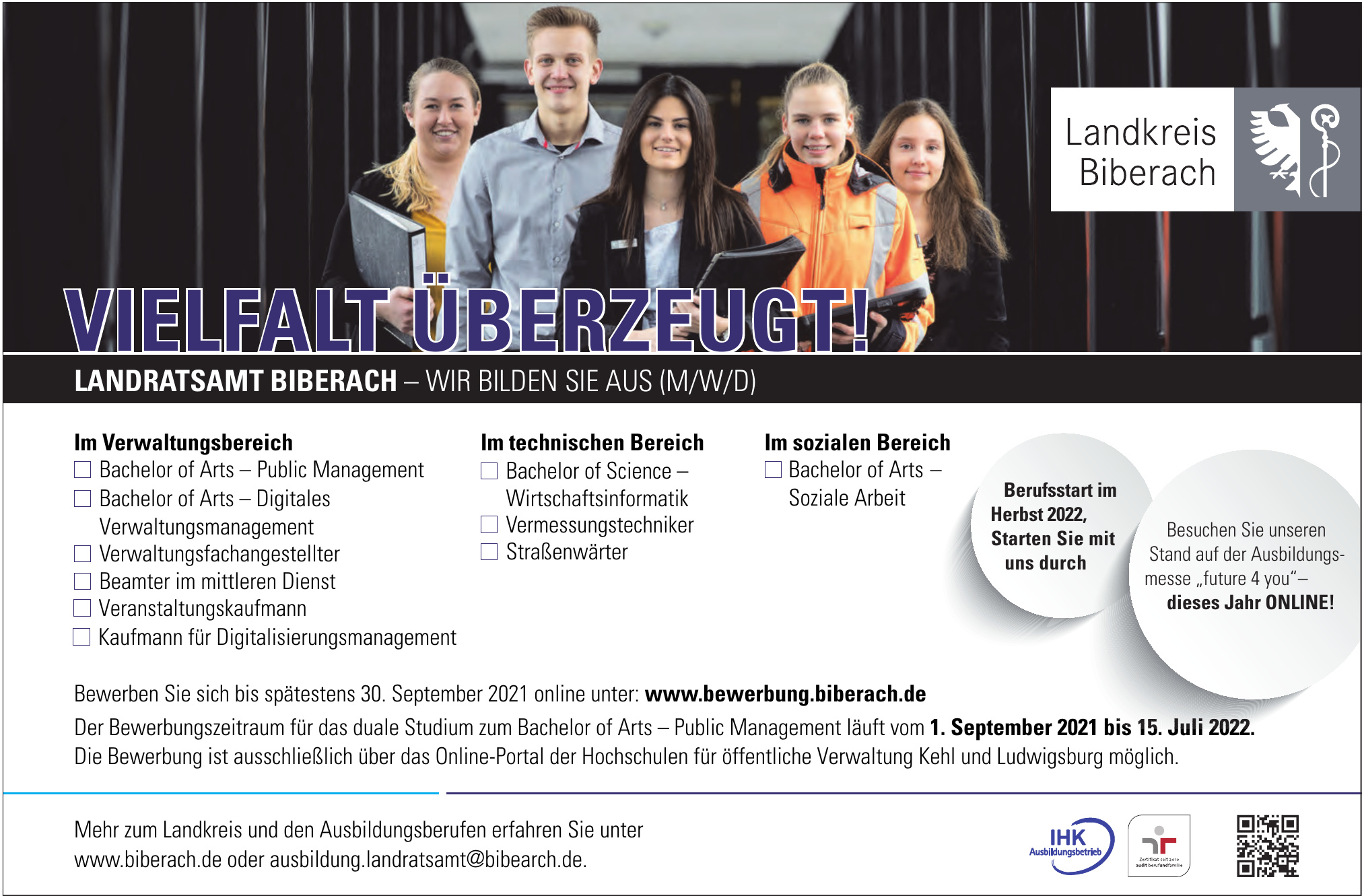 Landratsamt Biberach: Ausbildung im Verwaltungsbereich - Schwäbischer ...