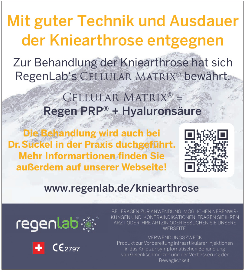 Prof. Suckel:Neue Ravensburger Privatpraxis für Orthopädie ...