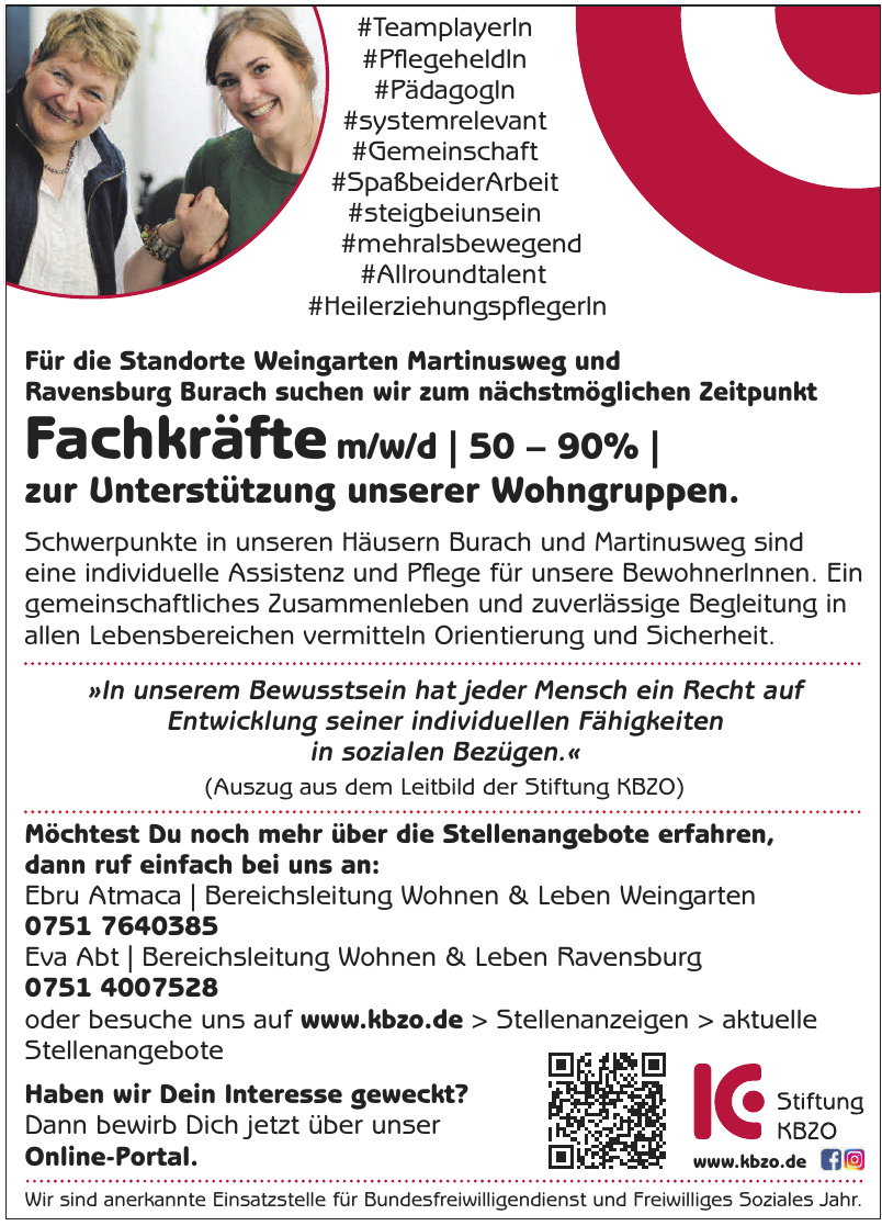 Altenpflege KBZO Weingarten: von Wohnen intensiv bis ABW - Schwäbischer ...