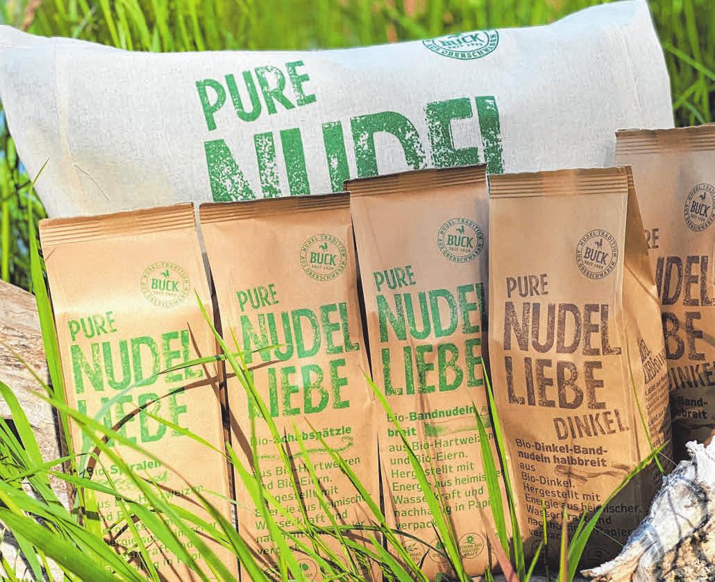 Mengen: Vegane Gaggli Bio-Nudel aus Dinkel ohne Ei - Schwäbischer Verlag