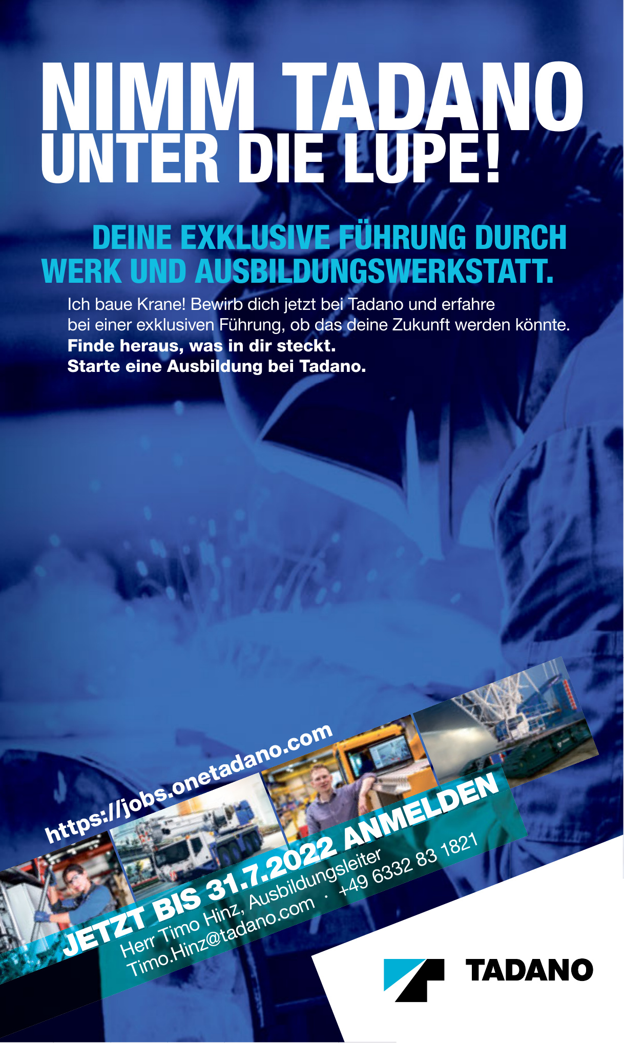 Tadano Demag Zweibrücken: Ausbildungsplätze/VIP-Führung - Saarbrücker ...