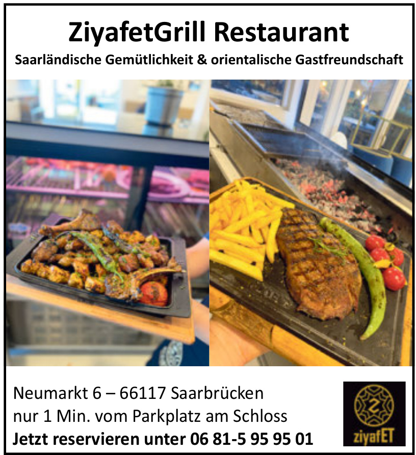 ZiyafET Grill Restaurant: Türk. Küchenchef Ertugrul Ugur - Saarbrücker ...