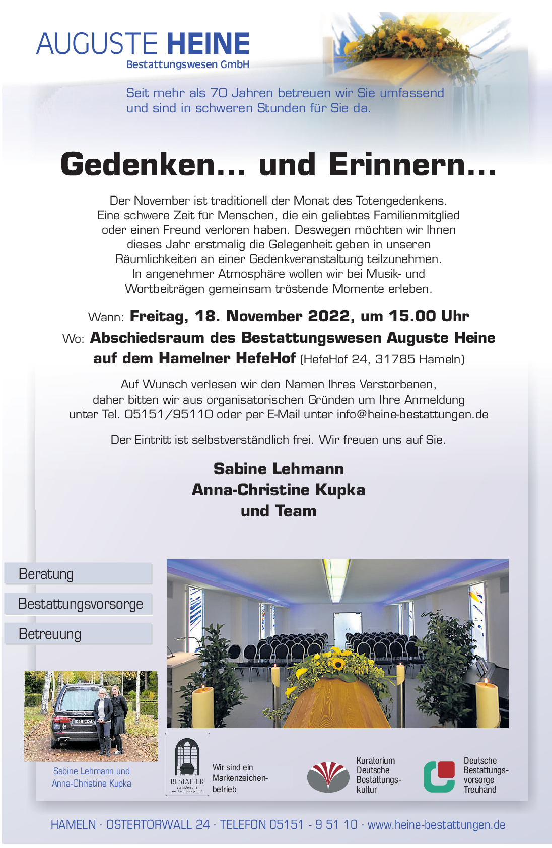 Friedhof Am Wehl Hameln: Sternkinder/Grab/Waldfriedhof - DeWeZet