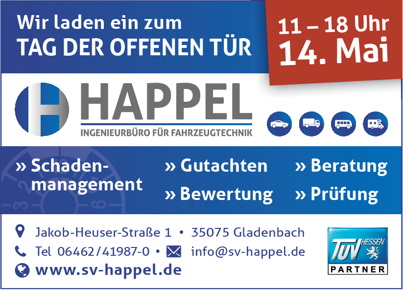 Happel Ingenieurbüro für Fahrzeugtechnik bietet jegliche Leistungen im ...