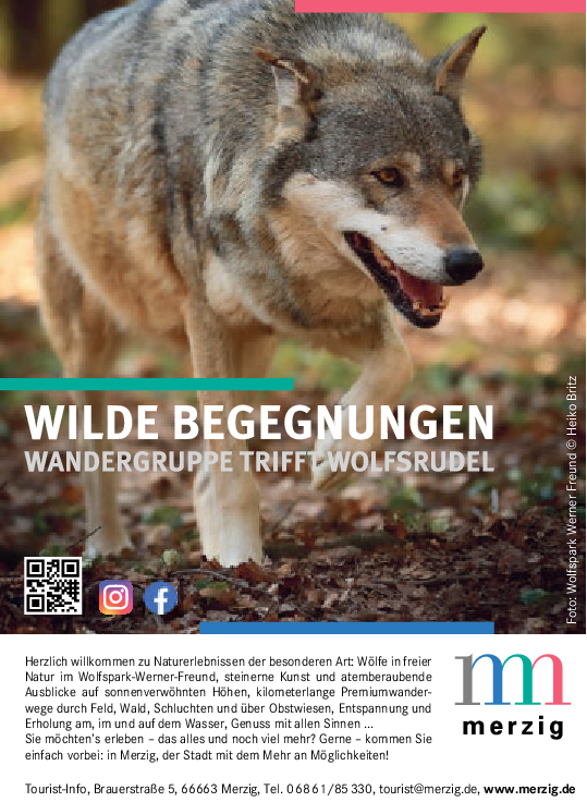 Der Park mit der 10,1 Kilometer langen Traumschleife "Wolfsweg“ und dem ...