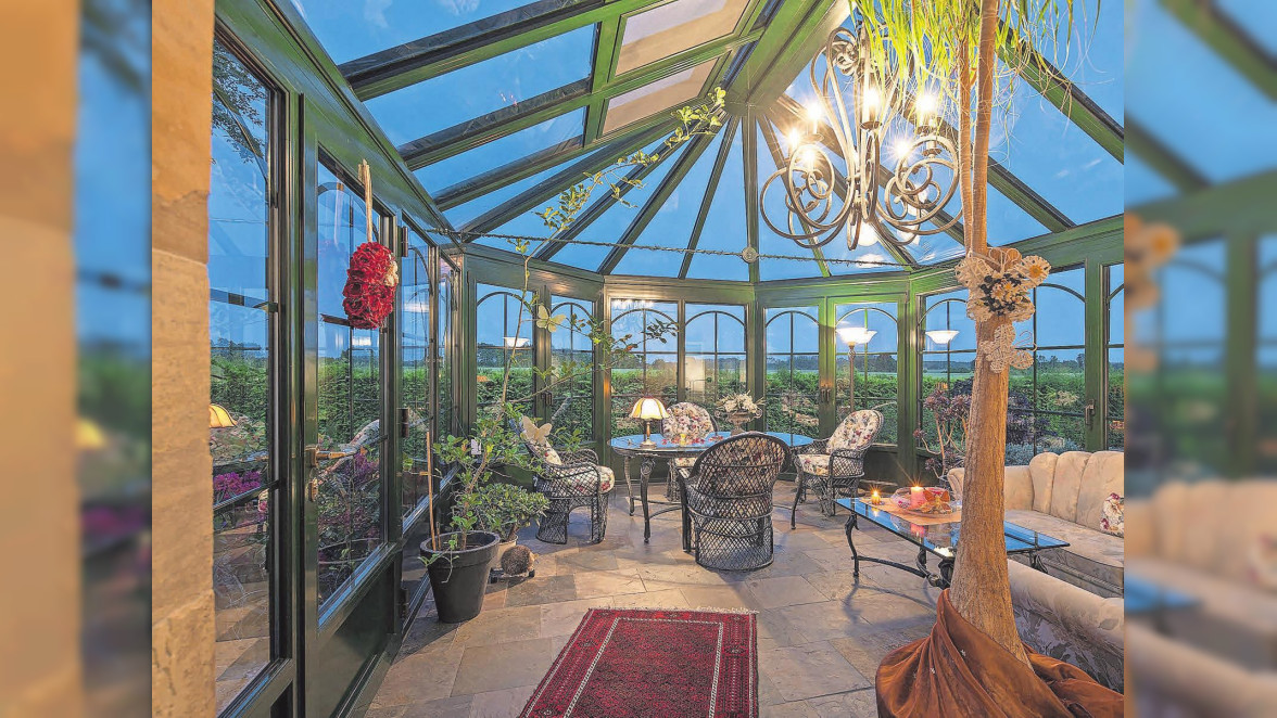 Visionen für den Wintergarten: Wilde Romantik kombiniert mit schlichtem ...