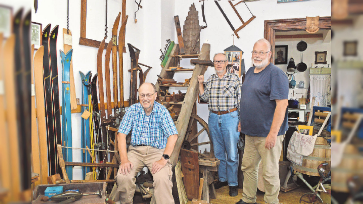 Das Vereinshaus beheimatet das Museum für historische Bürotechnik und ...